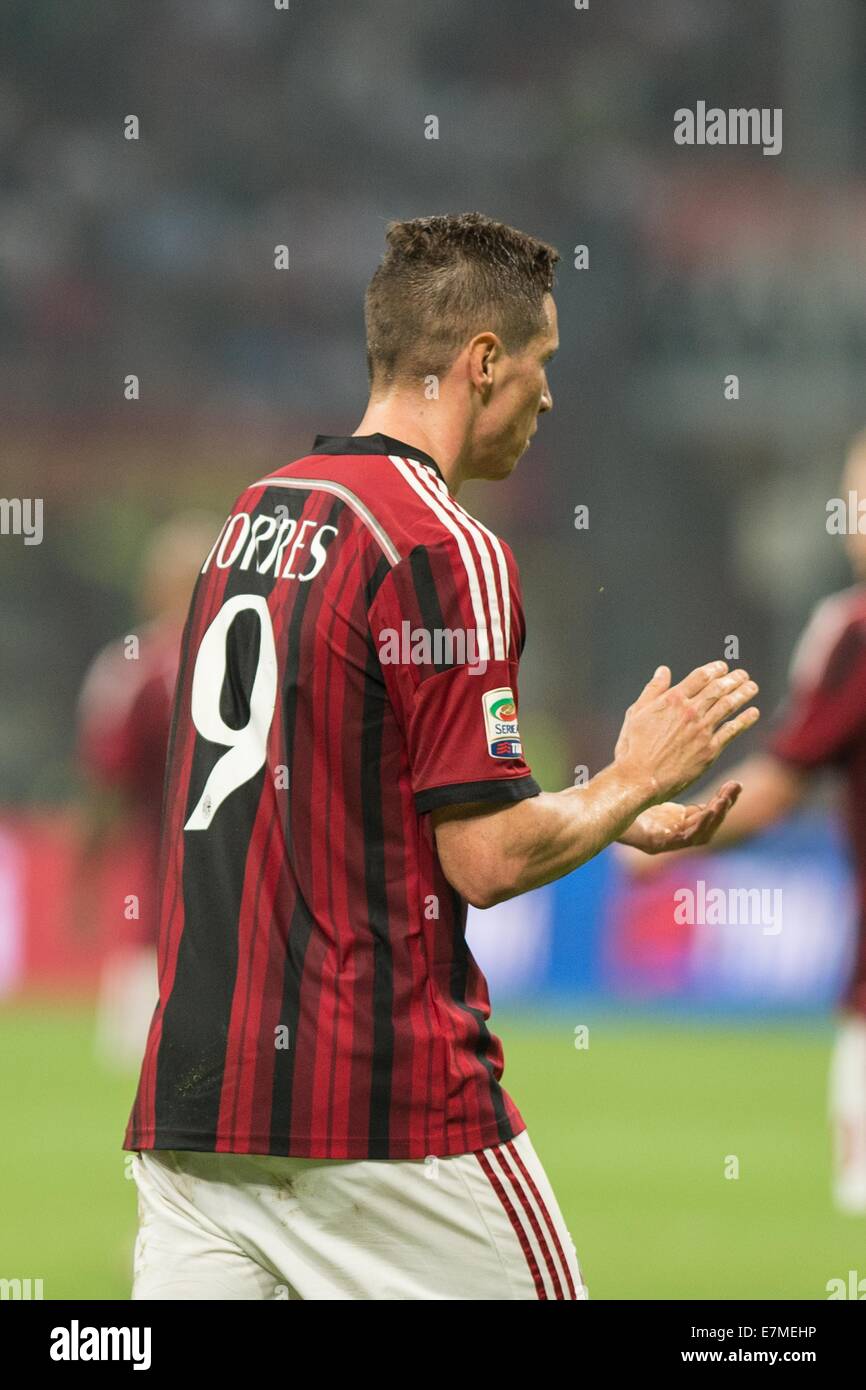 Milan, Italy. 20th Sep, 2014. Fernando Torres (Milan) Football/Soccer ...
