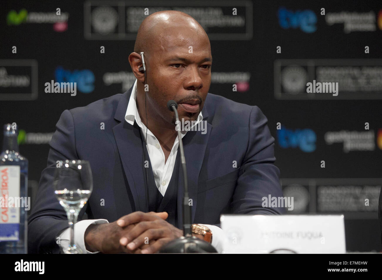 Antoine Fuqua during the 'The Equalizer' press conference at the 62nd ...