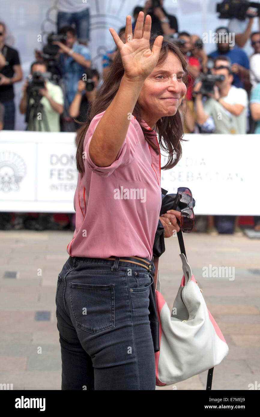 Susanne Bier arrives at the Hotel Maria Cristina at the 62nd San ...
