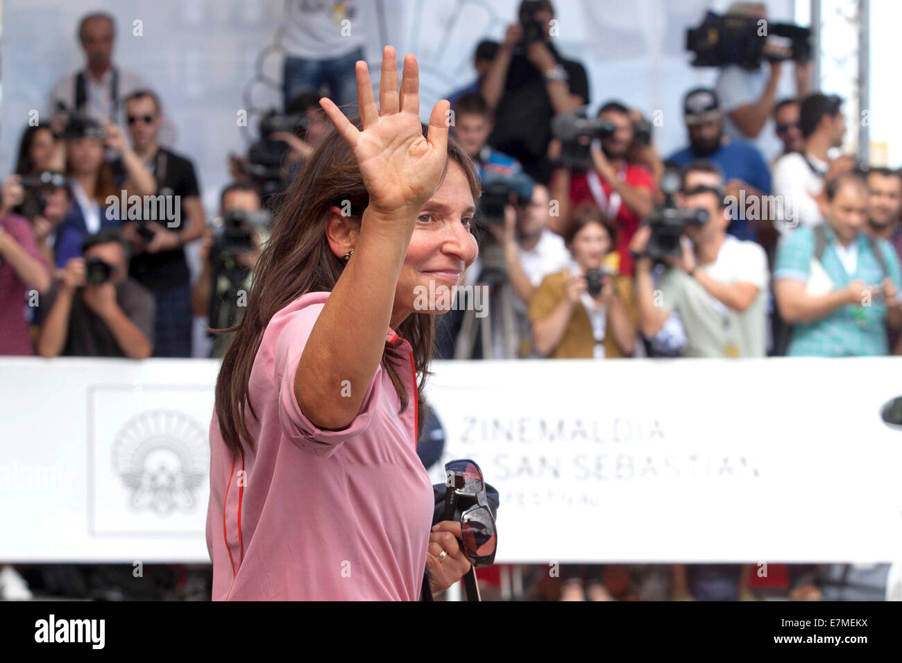 Susanne Bier arrives at the Hotel Maria Cristina at the 62nd San ...