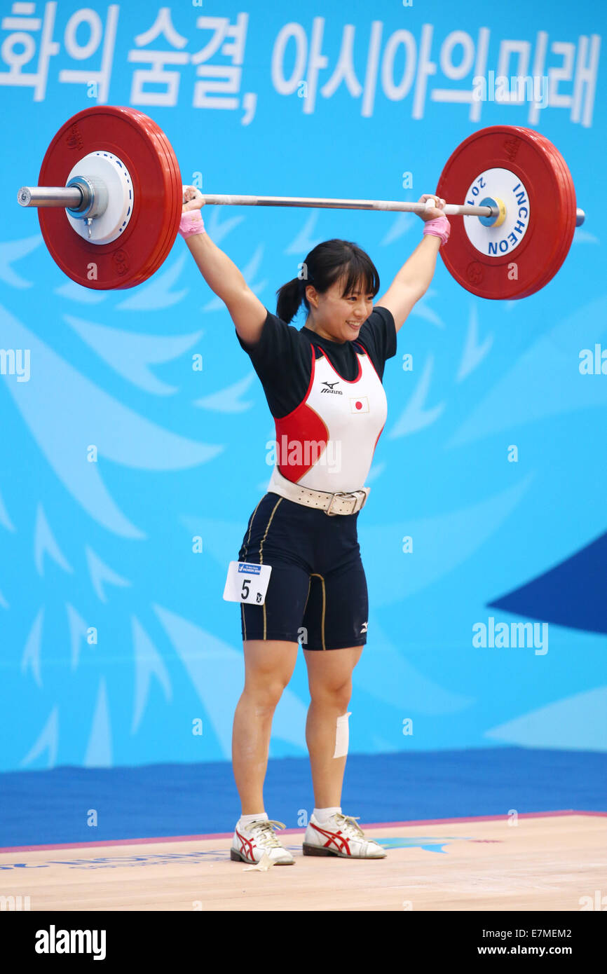 Incheon, South Korea. 21st Sep, 2014. Kanae Yagi (JPN) Weightlifting ...