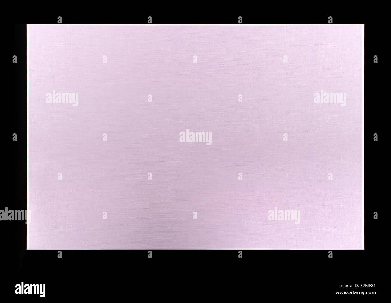 big blank paper banner on black background Stock Photo - Alamy