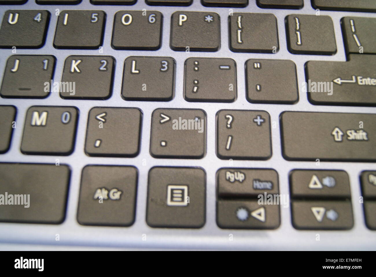 Computer keyboard features Stock Photo - Alamy