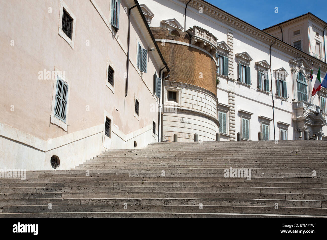 Rome, the Quirinal Palace, the official residence of the Presidents of ...