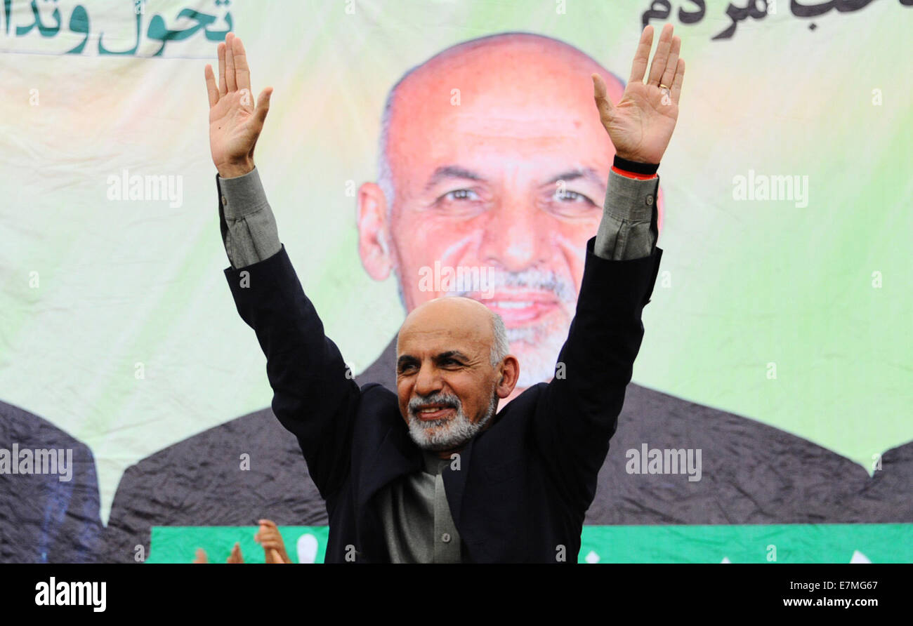 (140921) -- HERAT, Sept. 21, 2014 (Xinhua) -- File photo shows Ashraf ...