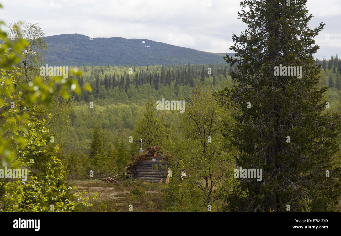 Open hut in the wilderness Stock Photo - Alamy