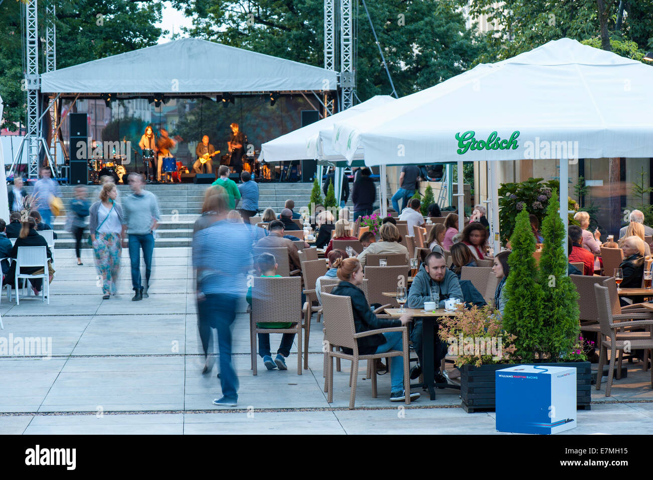 Warsaw poland cafe hi-res stock photography and images - Alamy