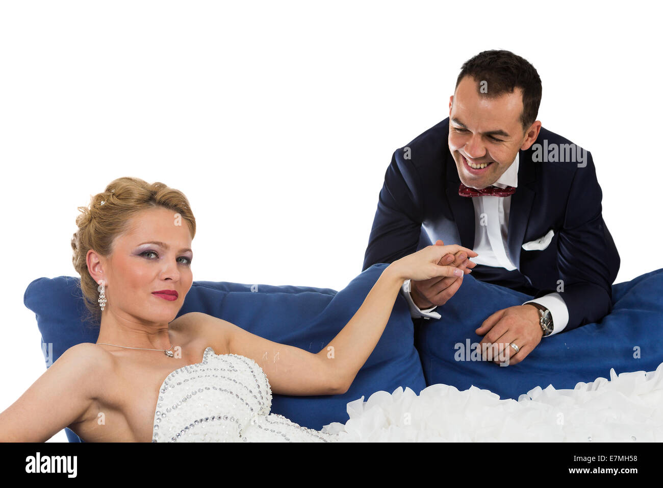 Playful bride hi-res stock photography and images - Alamy
