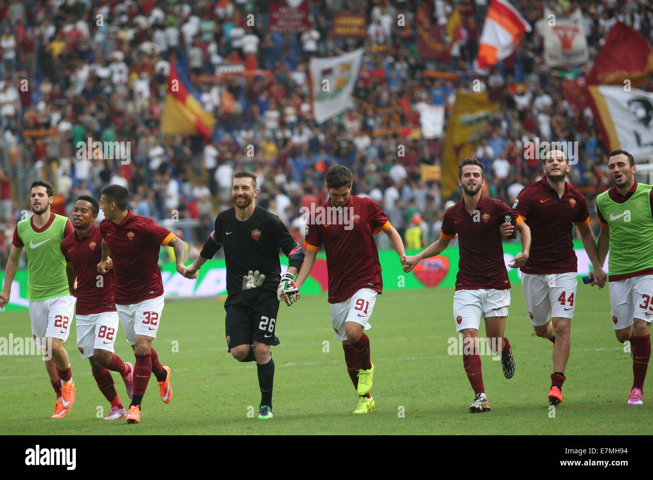 Rome, Italy. 21st Sept 2014. Olympic Stadium Serie A - Italian League ...