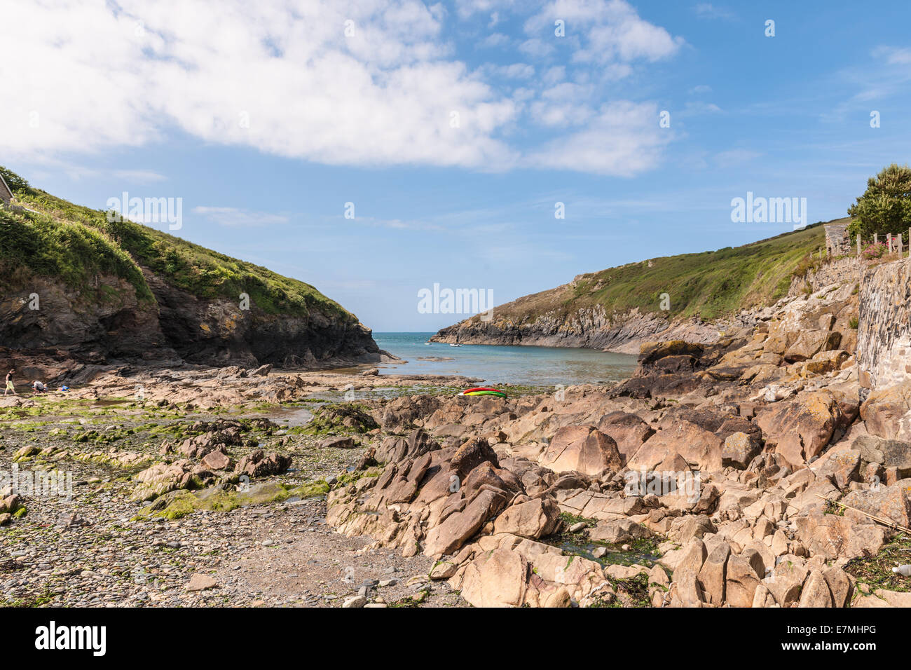 PORT QUINN, NORTH COAST, CORNWALL, ENGLAND, GREAT BRITAIN Stock Photo ...