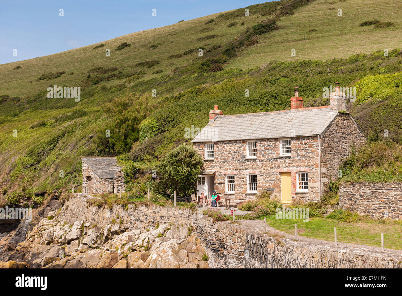 PORT QUINN, NORTH COAST, CORNWALL, ENGLAND, GREAT BRITAIN Stock Photo ...
