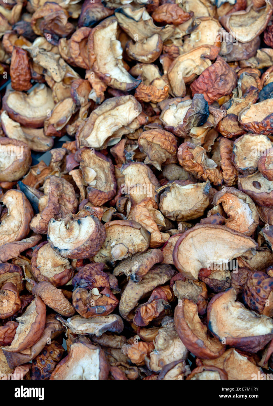 Image of dried apples sold in the market Stock Photo - Alamy