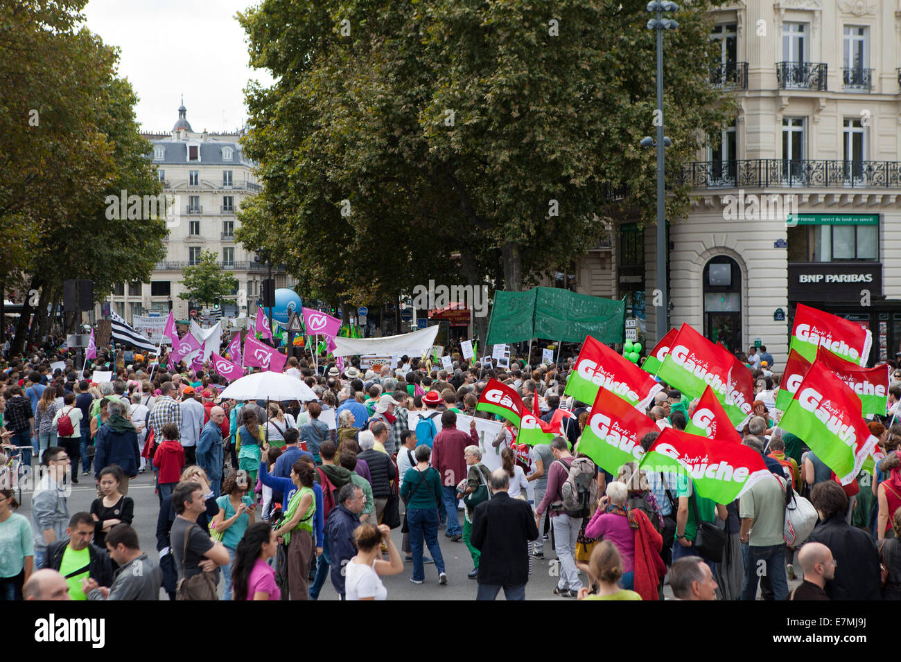 Climate March, Paris Stock Photo - Alamy