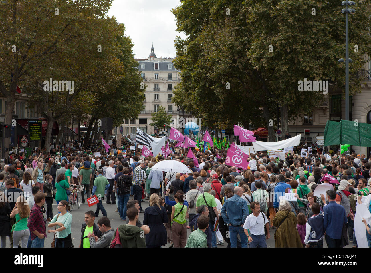 Climate March, Paris Stock Photo - Alamy