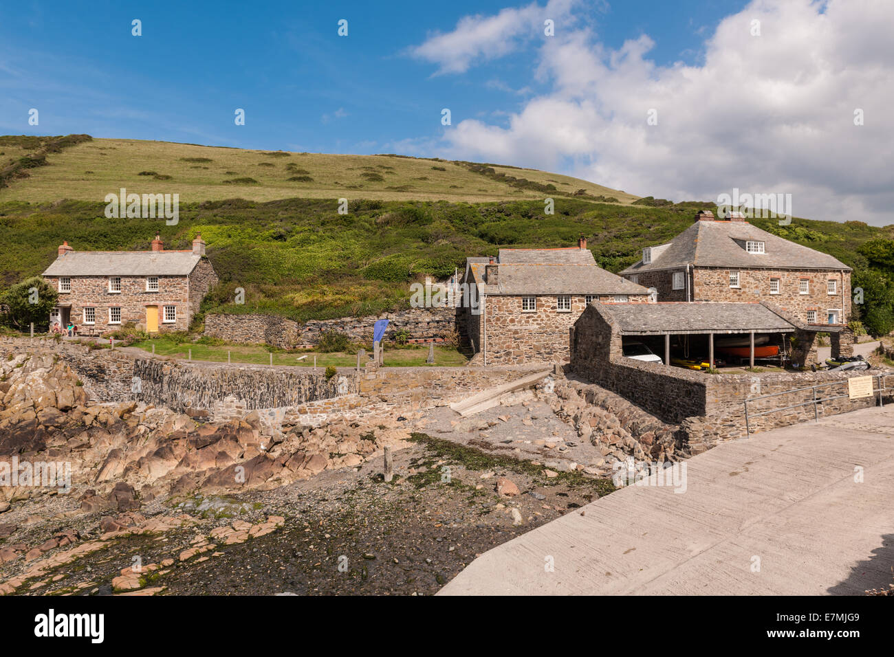 PORT QUINN, NORTH COAST, CORNWALL, ENGLAND, GREAT BRITAIN Stock Photo ...