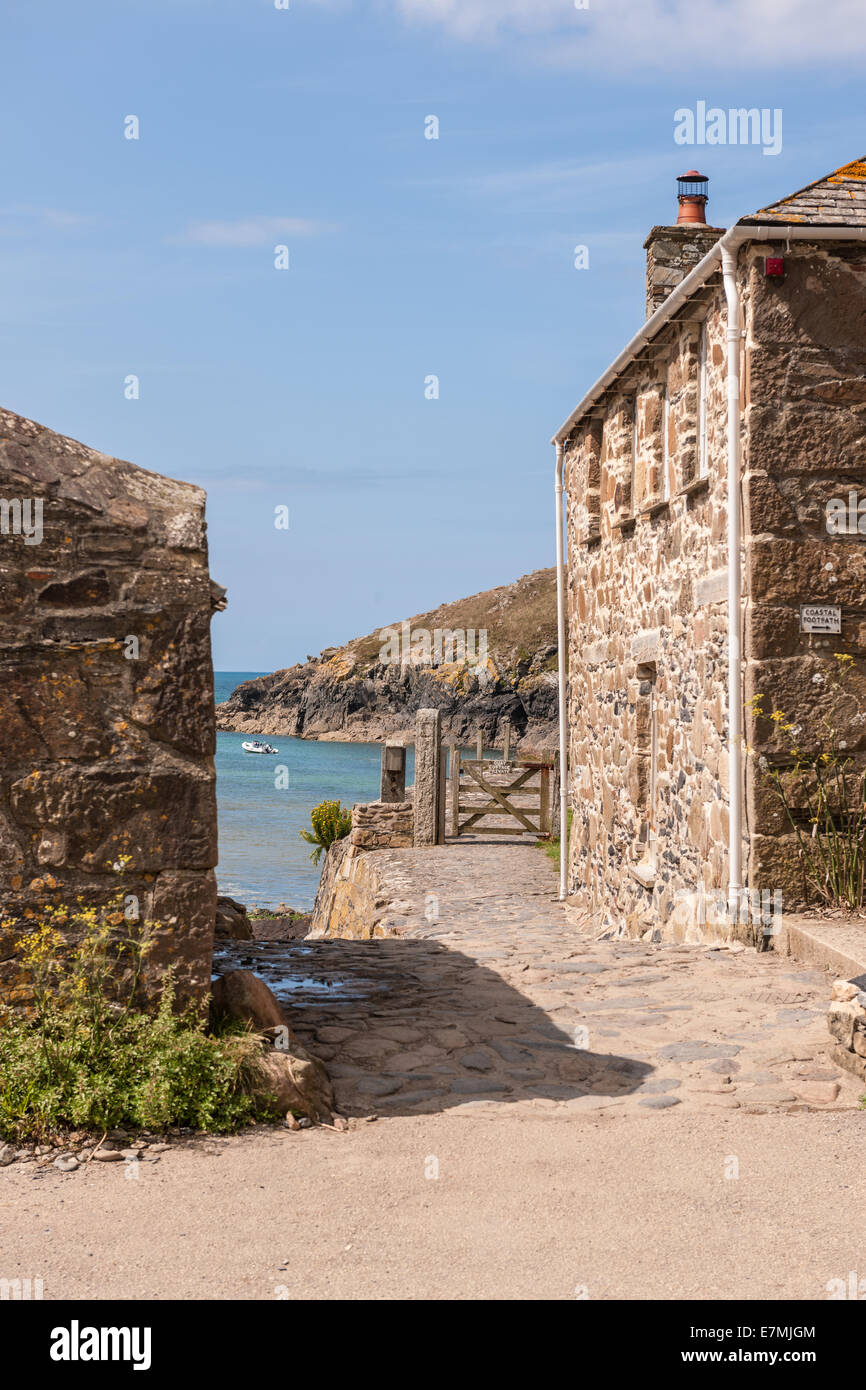 PORT QUINN, NORTH COAST, CORNWALL, ENGLAND, GREAT BRITAIN Stock Photo ...