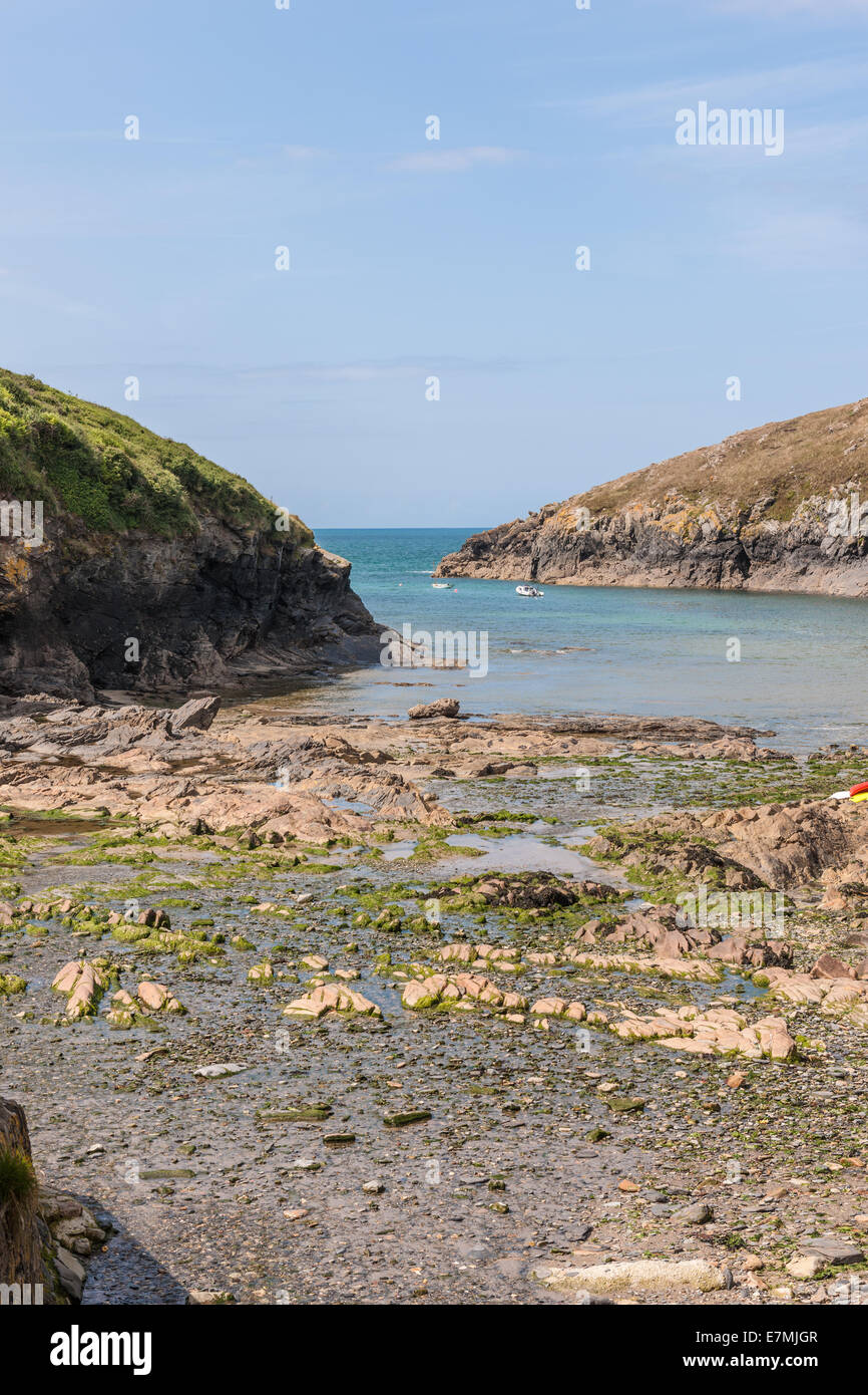 PORT QUINN, NORTH COAST, CORNWALL, ENGLAND, GREAT BRITAIN Stock Photo ...