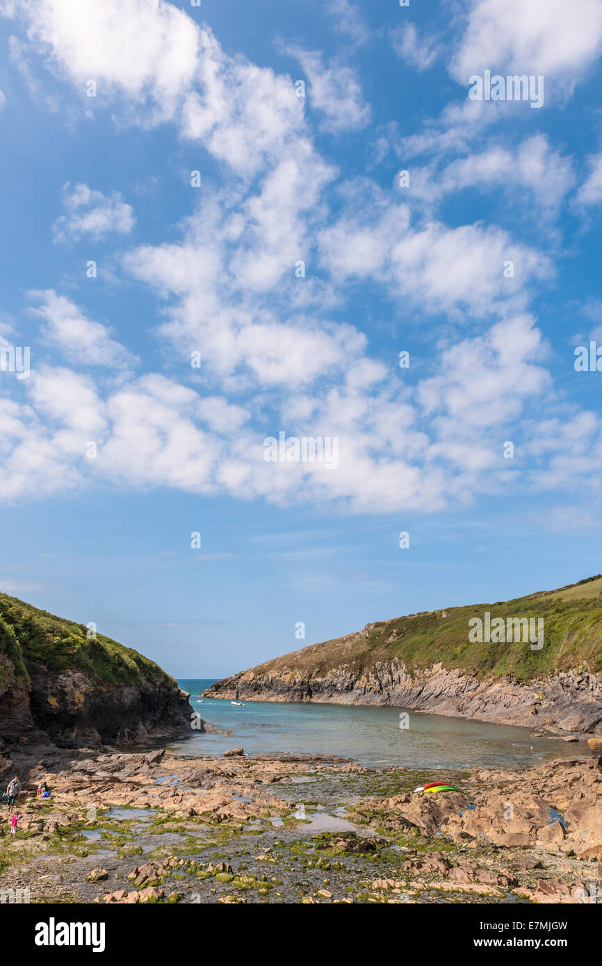 PORT QUINN, NORTH COAST, CORNWALL, ENGLAND, GREAT BRITAIN Stock Photo ...