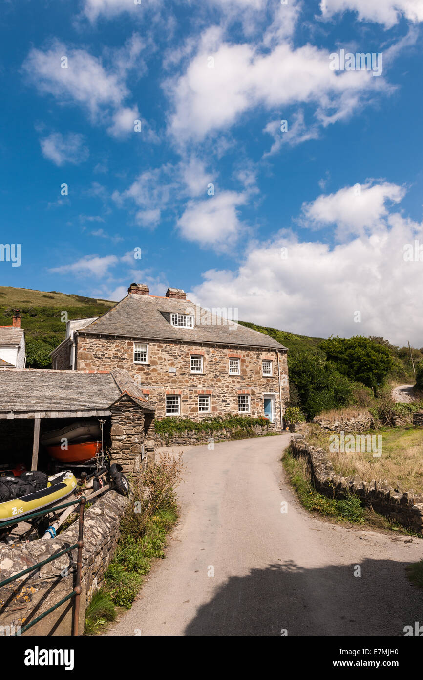 PORT QUINN, NORTH COAST, CORNWALL, ENGLAND, GREAT BRITAIN Stock Photo ...