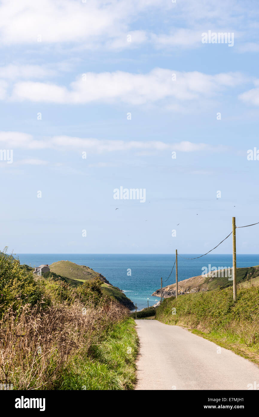 PORT QUINN, NORTH COAST, CORNWALL, ENGLAND, GREAT BRITAIN Stock Photo ...