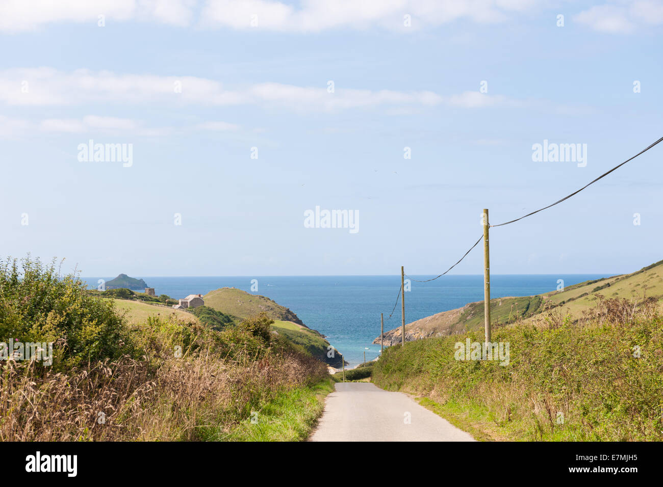 PORT QUINN, NORTH COAST, CORNWALL, ENGLAND, GREAT BRITAIN Stock Photo ...