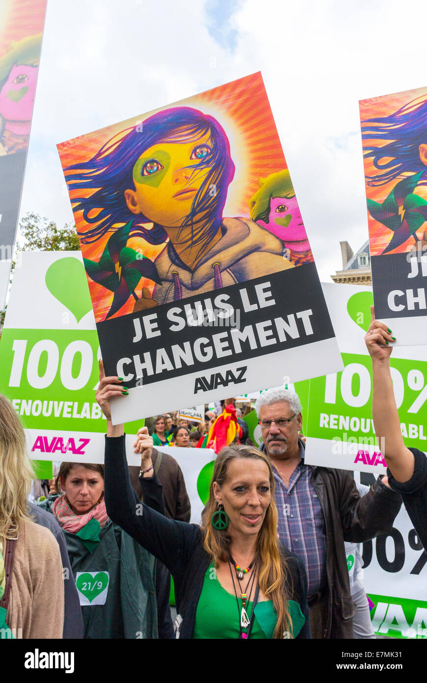 Paris, France, women climate protest, Public Demonstration ...