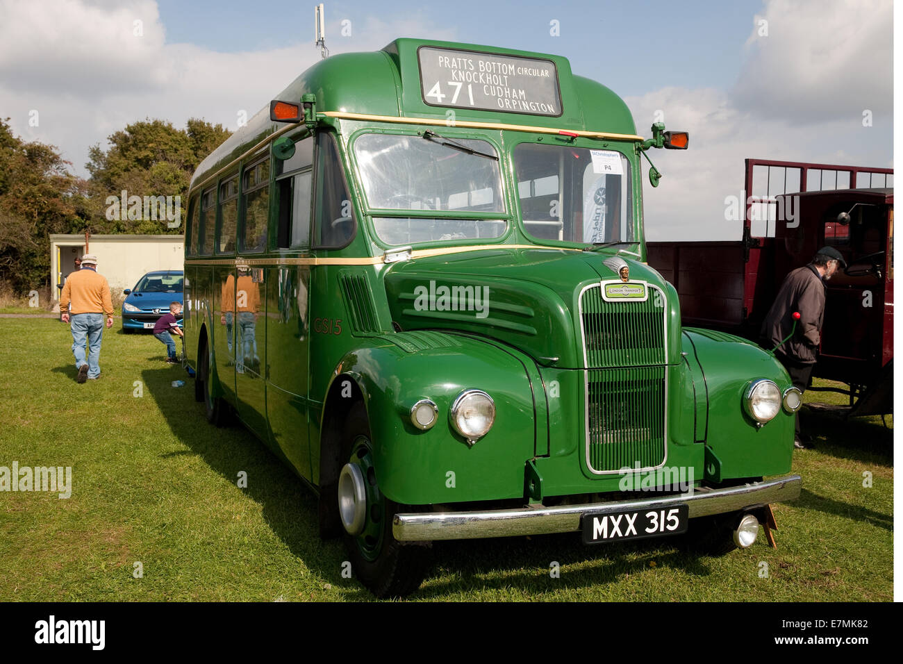 1953 Guy Special Green bus/coach at the St Christopher's Hospice ...