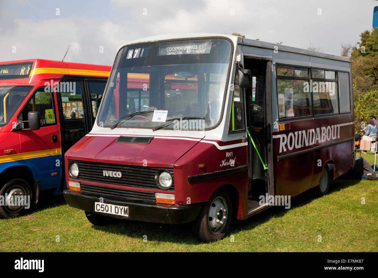 Maroon bus hi-res stock photography and images - Alamy