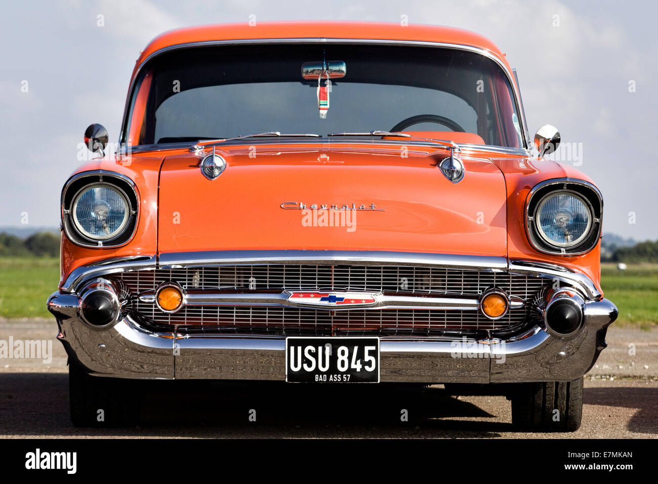 1957 Chevrolet. Chevy. Classic American car Stock Photo - Alamy