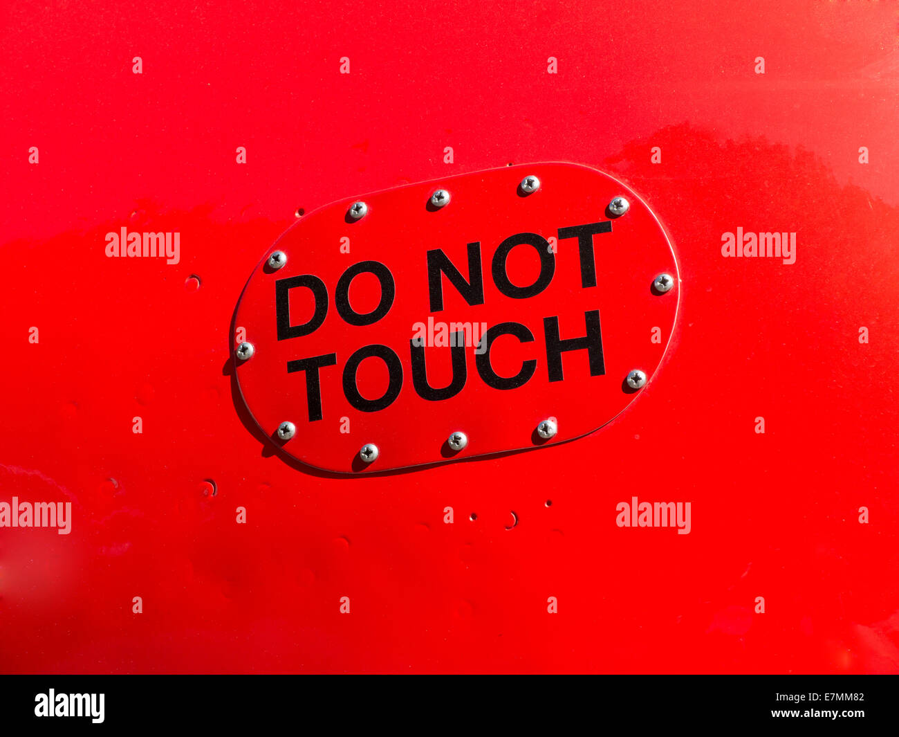 Dont touch sign hi-res stock photography and images - Alamy