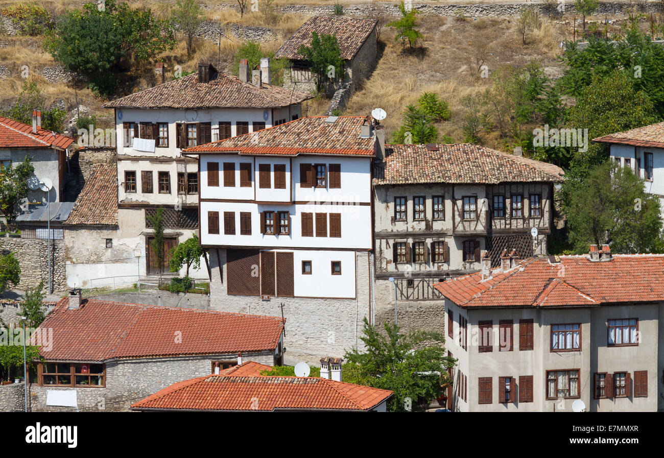 Traditional Ottoman Houses Safranbolu Turkey Stock Photo - Alamy