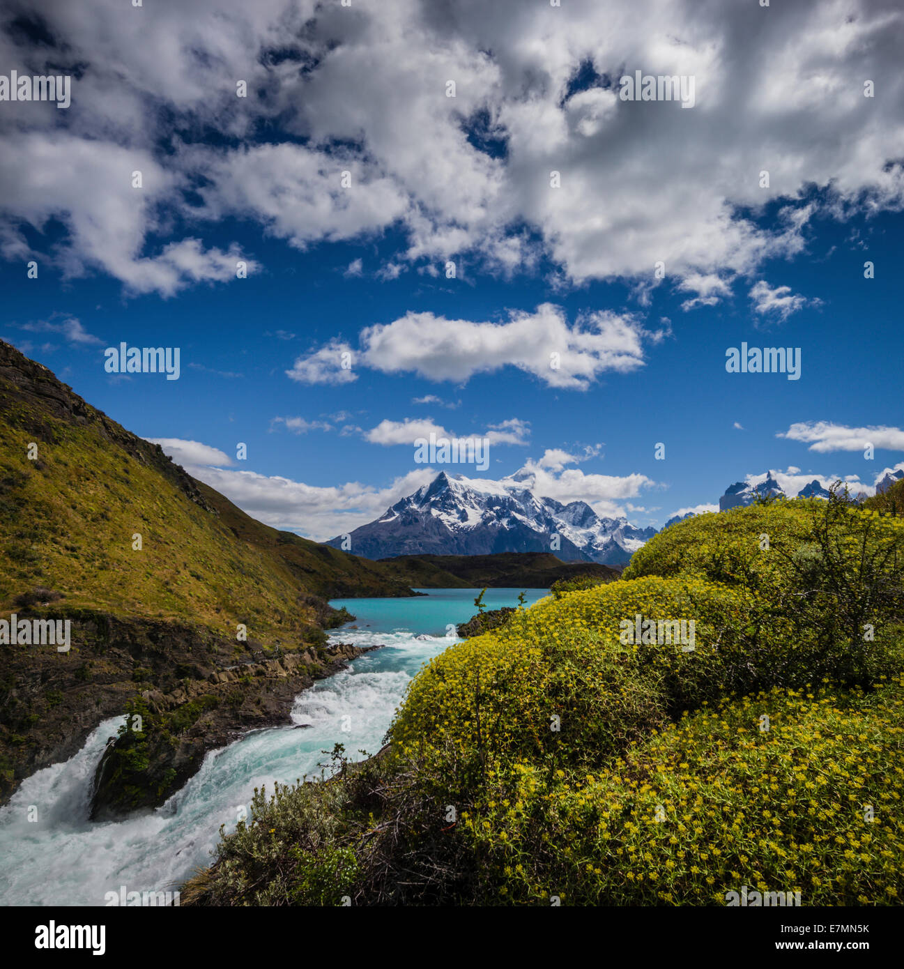 Wilderness waterfall patagonia hi-res stock photography and images - Alamy