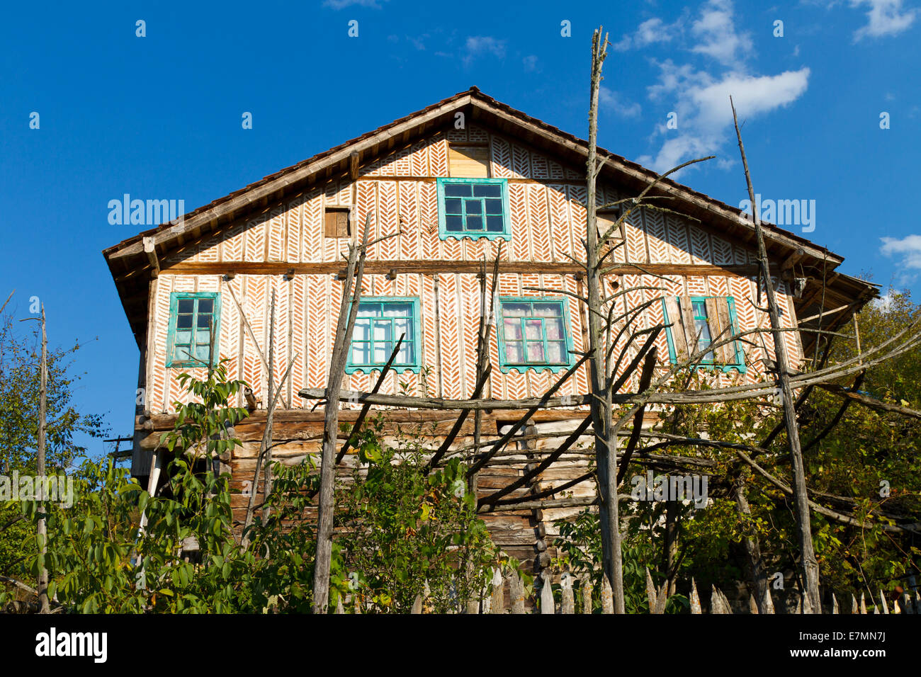Traditional Turkish Village House Stock Photo - Alamy