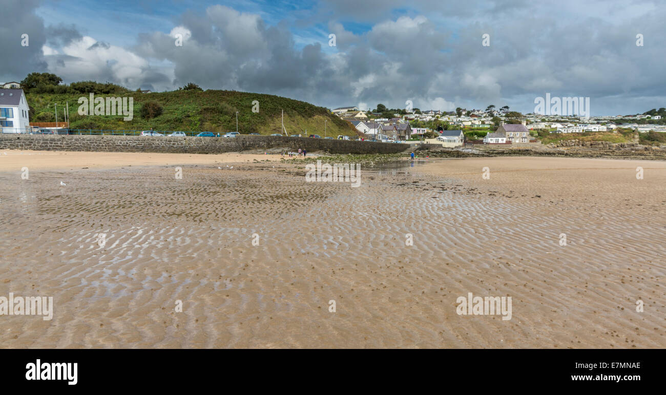 View from Benllech Bay, Anglesey, North Wales, UK Stock Photo - Alamy