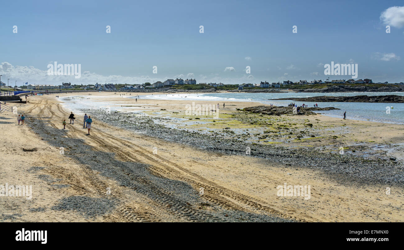 Sea and rocks trearddur bay hi-res stock photography and images - Alamy