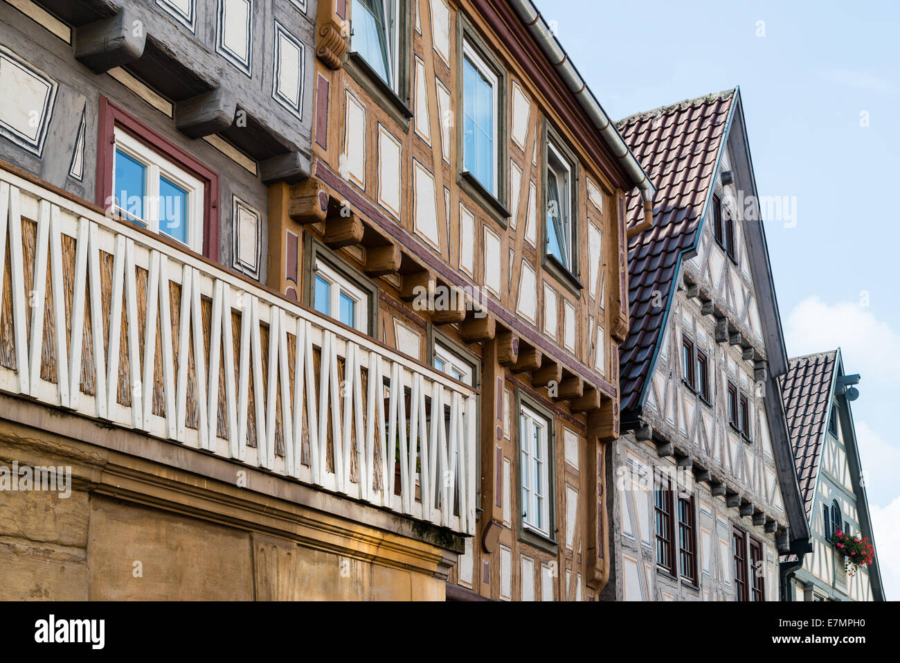 Half timbered houses Stock Photo - Alamy