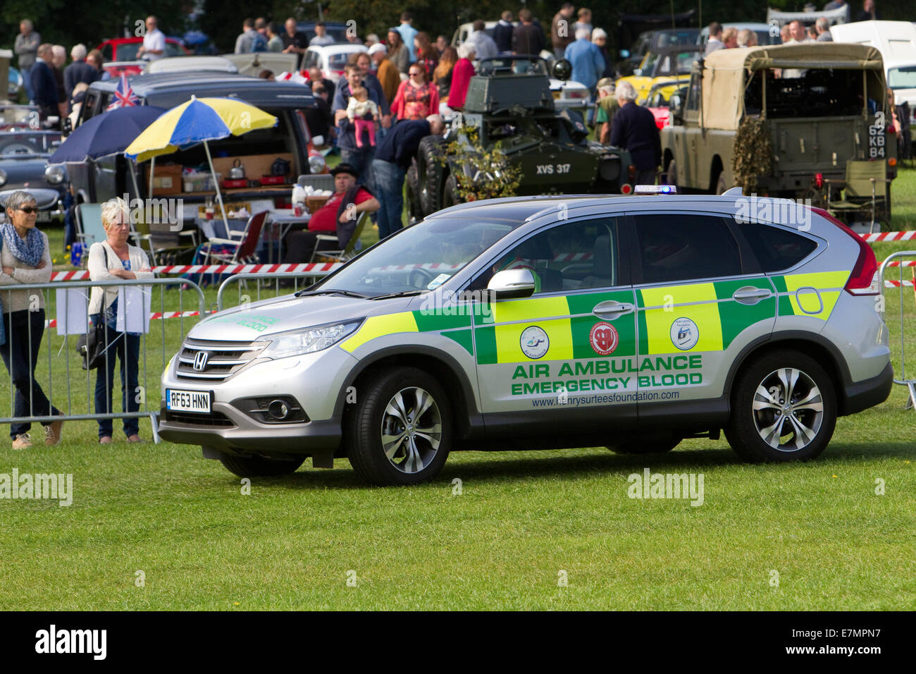Emergency Blood vehicle at the St Christopher's Hospice Classic Car ...