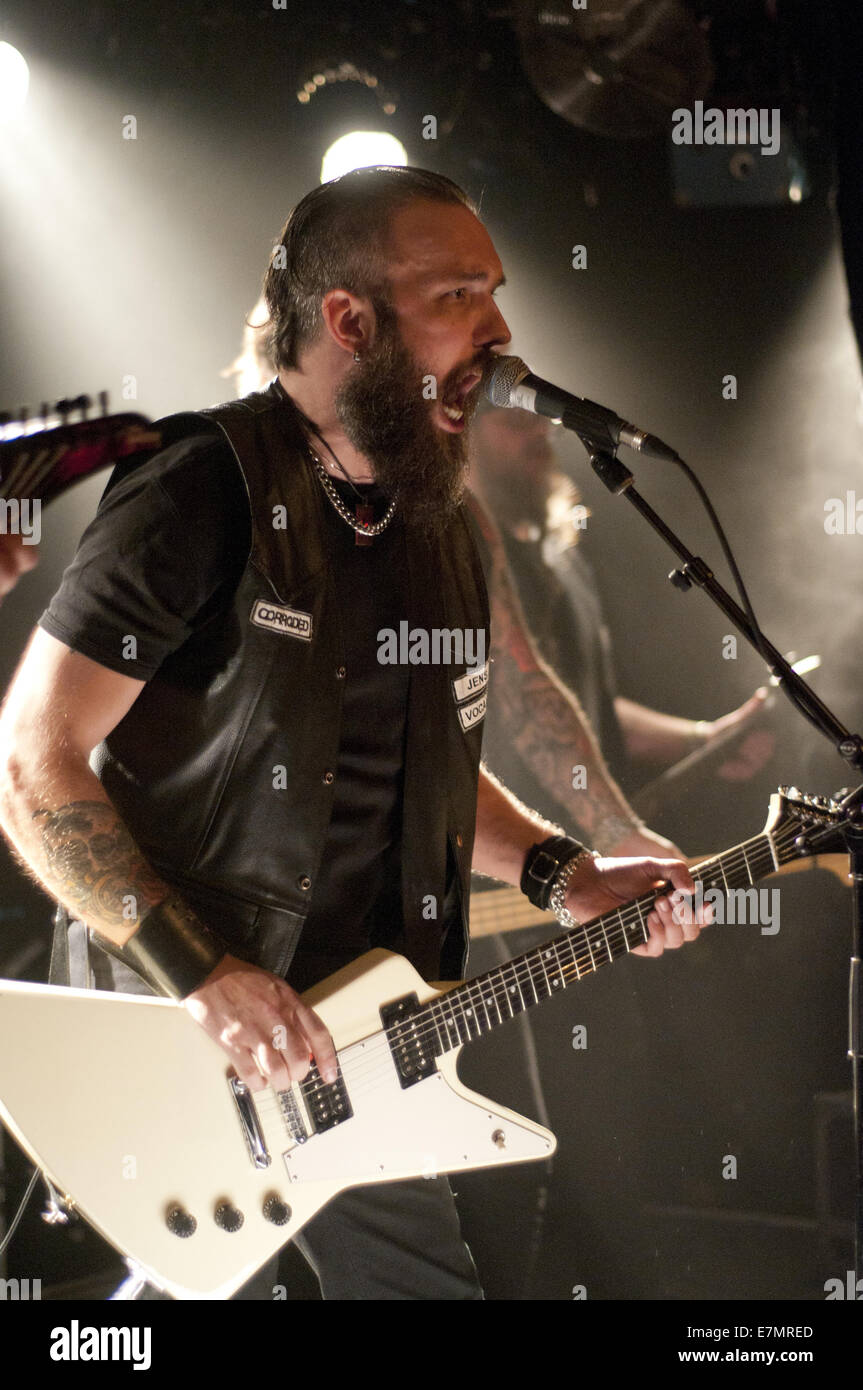 Swedish Rock Band Corroded performing live at Comet Club. The concert ...