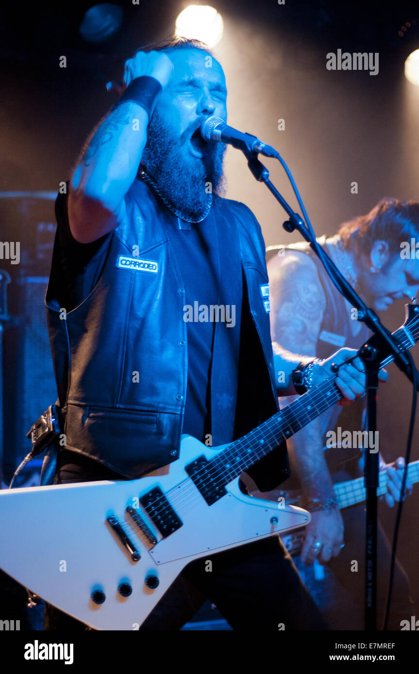 Swedish Rock Band Corroded performing live at Comet Club. The concert ...