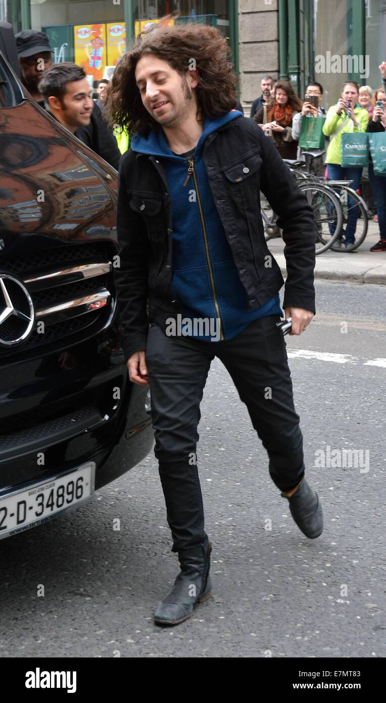 Fall Out Boy arrive at Tower Records on Dawson Street amid hysterical ...