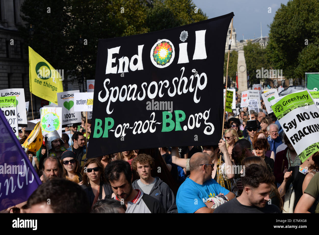 London, UK. 21st Sept, 2014. Animal Parade with tens of thousands ...