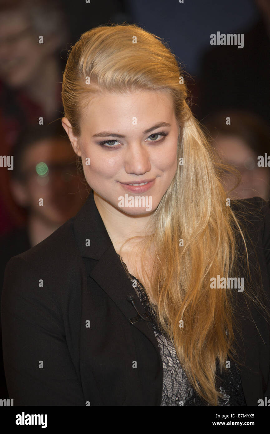 German ZDF TV talkshow Markus Lanz at Fernsehmacher-Studio Featuring ...