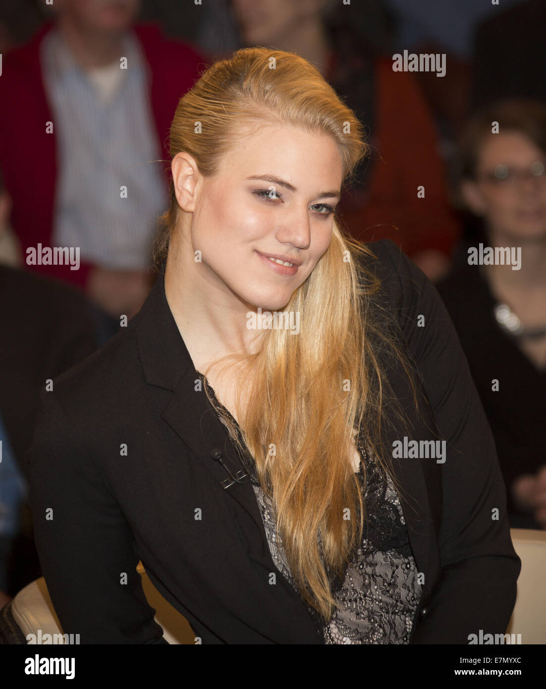 German ZDF TV talkshow Markus Lanz at Fernsehmacher-Studio Featuring ...