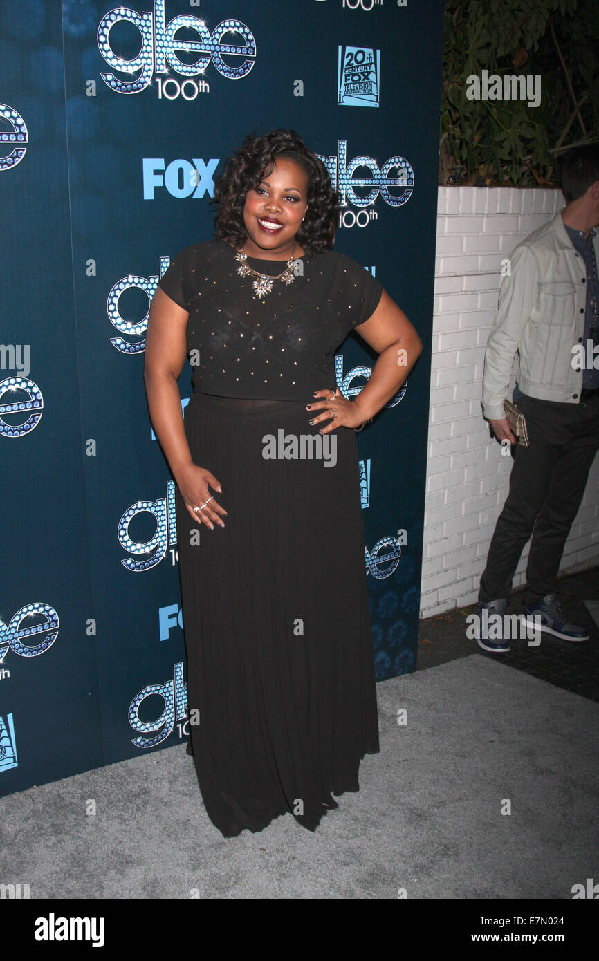 GLEE 100th Episode Party Featuring: Amber Riley Where: West Hollywood ...