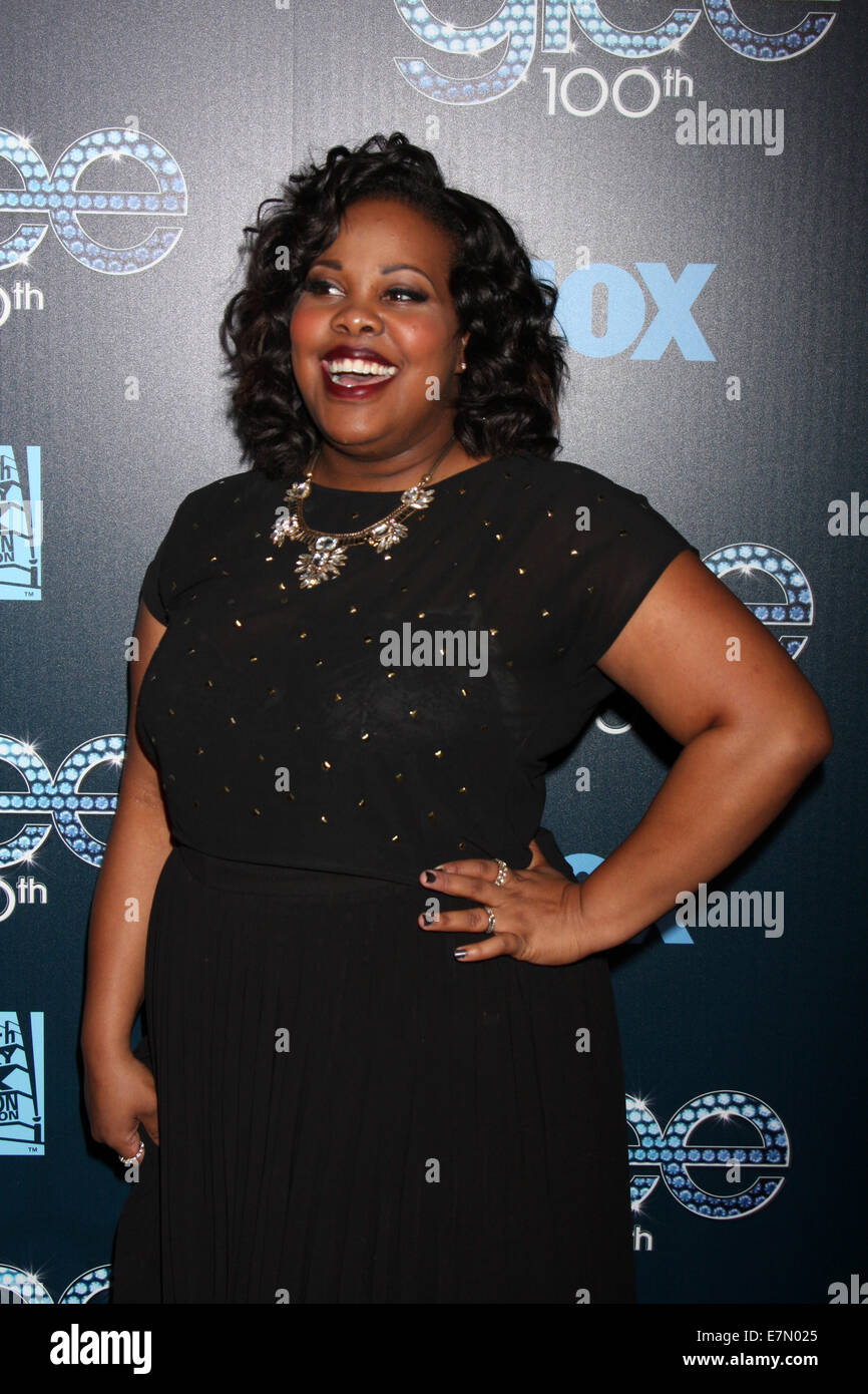 GLEE 100th Episode Party Featuring: Amber Riley Where: West Hollywood ...