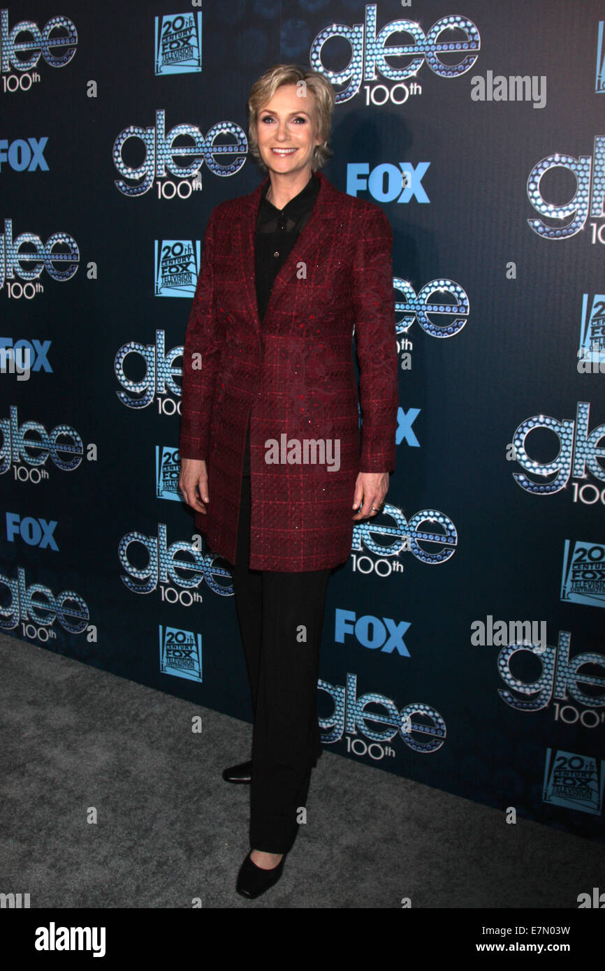 GLEE 100th Episode Party Featuring: Jane Lynch Where: West Hollywood ...