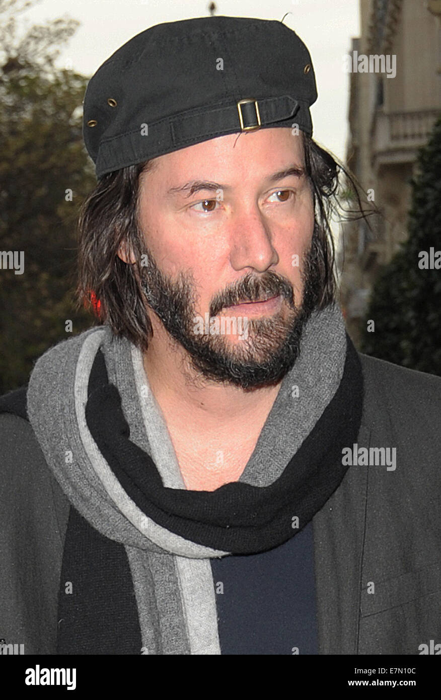 Keanu Reeves outside his hotel Featuring: Keanu Reeves Where: Paris ...