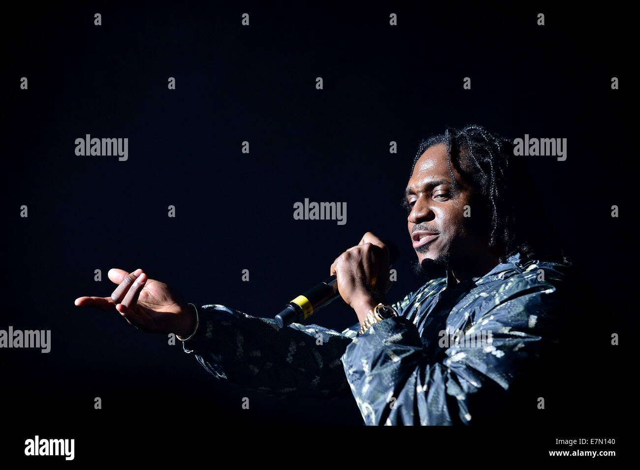 Pusha T performs as the opening act for 2 Chainz at The Fillmore Miami ...