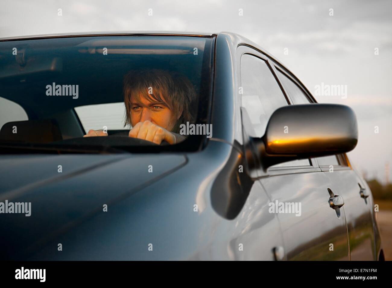 Man driving race car hi-res stock photography and images - Alamy