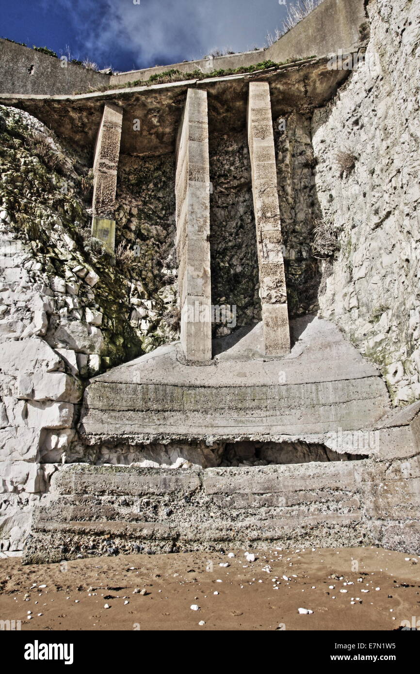 Concrete Cliff Protection Stock Photo - Alamy